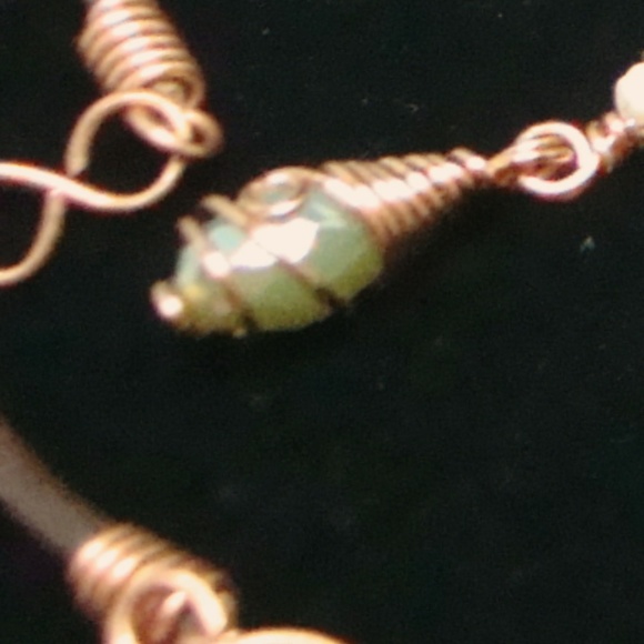 CreatedByKris | Jewelry | Spirals Seafoam Wrapped Auger Shell Necklace ...